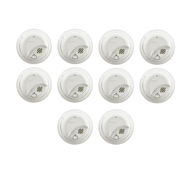 First Alert SA9120BPCN Hardwired 120-Volt AC Smoke Detector with ...