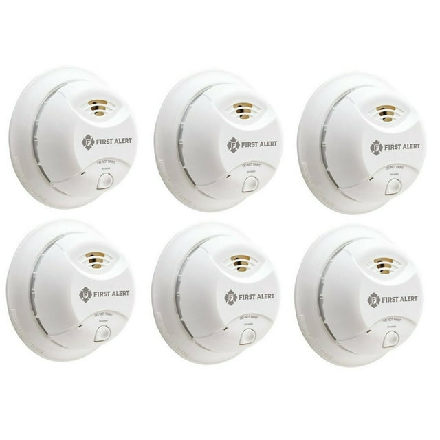 First Alert Fire Detector Smoke Alarm with 10-Year Sealed Tamper-Proof ...
