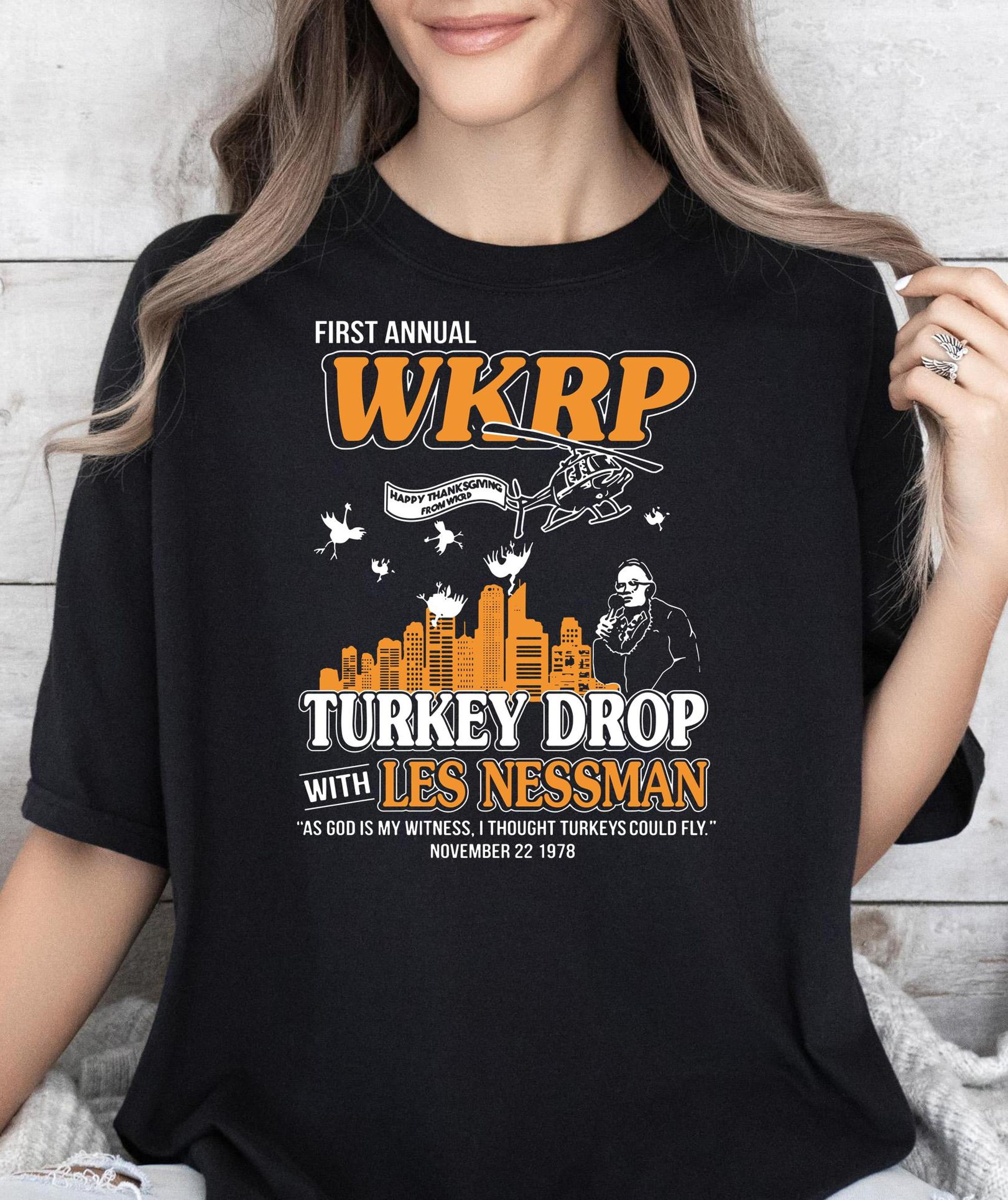 First Annual WKRP Turkey Drop Les Nessman###ANANDHIS ART LLC - Walmart.com