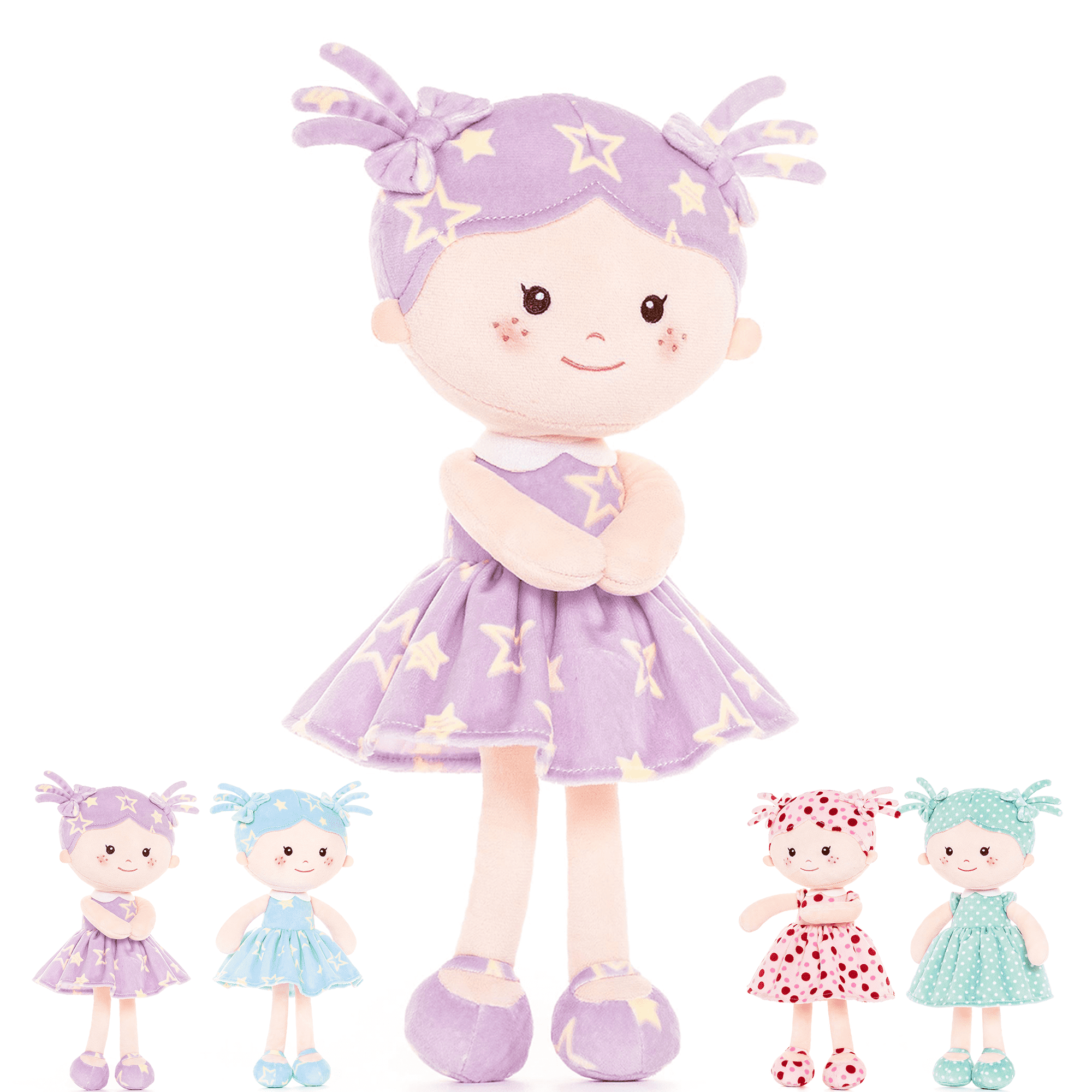 First Baby Doll Plush Rag Dolls Sleeping Cuddle Buddy Doll Soft Baby ...