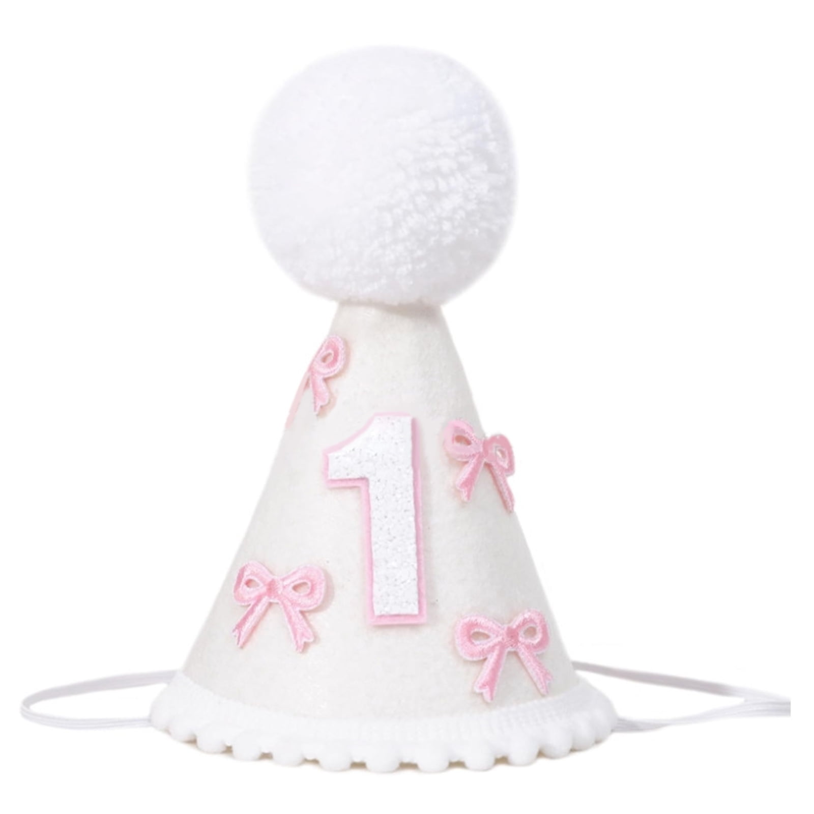 First Birthday Hat for Baby Girls Boys, Comfortable Felt Shower Party ...