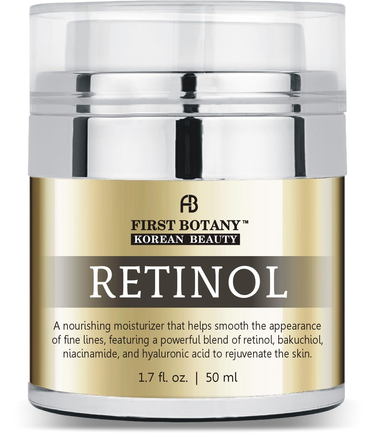 First Botany Korean Retinol Moisturizer Face Cream - Hydrating Anti ...
