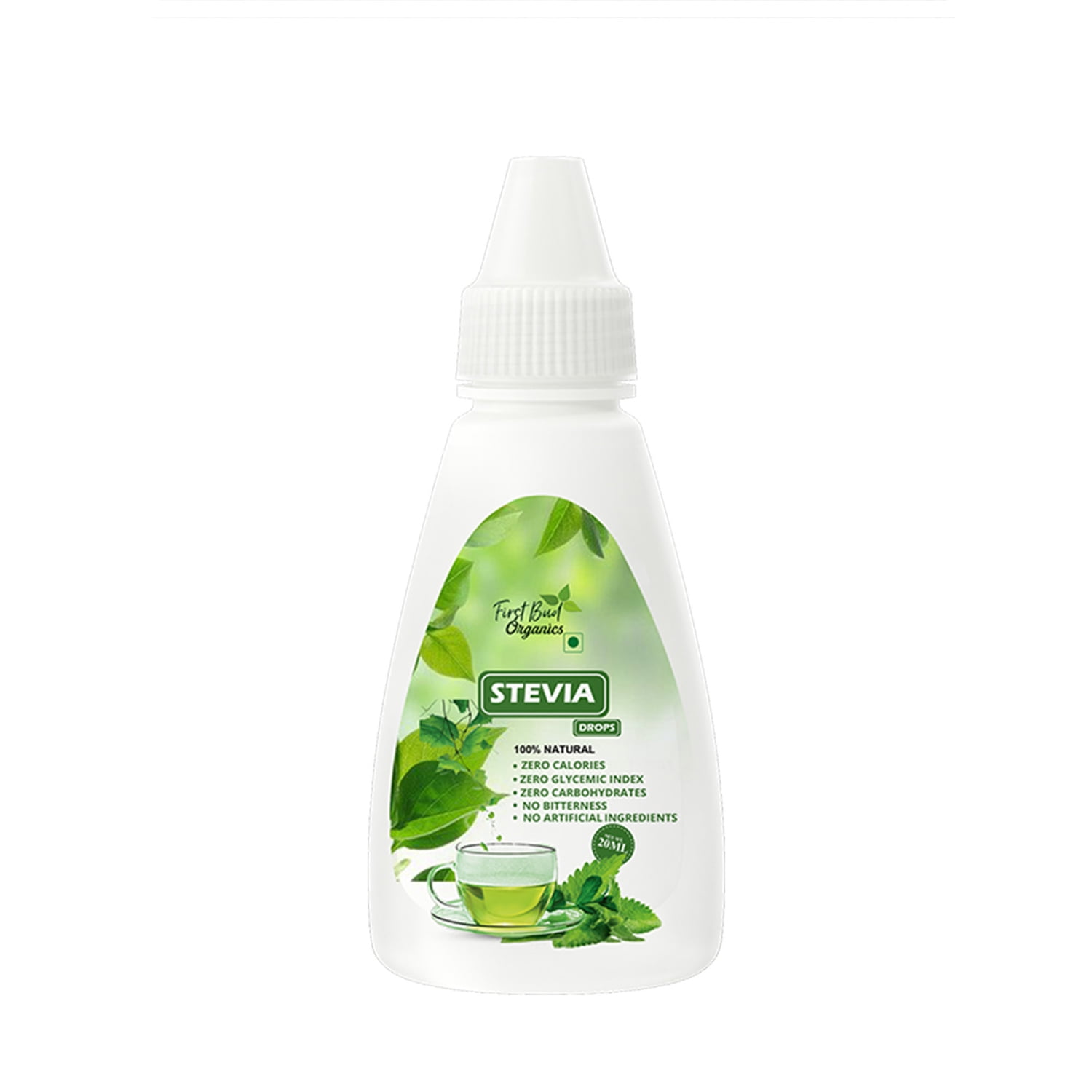 First Bud Organics Stevia Drops Liquid 7 oz Zero Calories, Glycemic ...