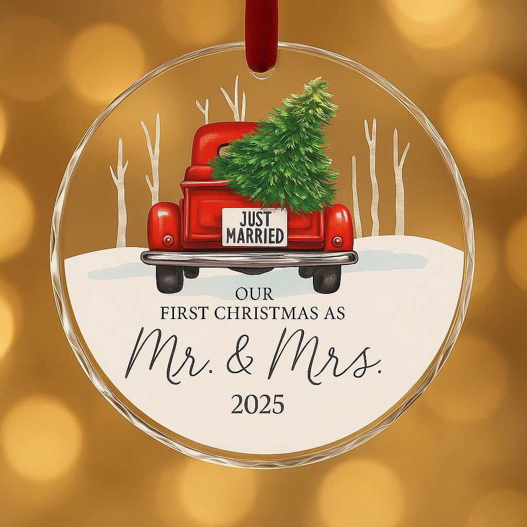 First Christmas Married Ornament 2025 - Our First Christmas as Mr & Mrs ...