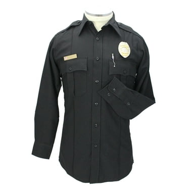 First Class 100% Polyester Long Sleeve Uniform Shirt - White - XL ...