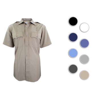 First Class 100% Polyester Short Sleeve Uniform Shirt - Walmart.com