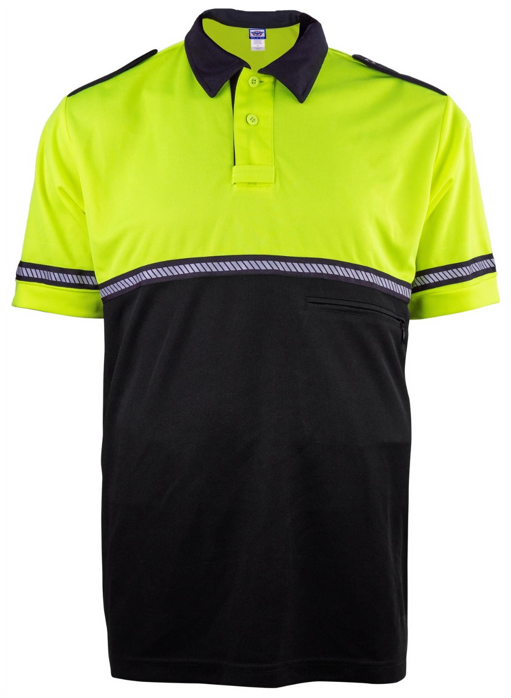 First Class Two Tone Bike Patrol Shirt with Zipper Pocket and Hash ...
