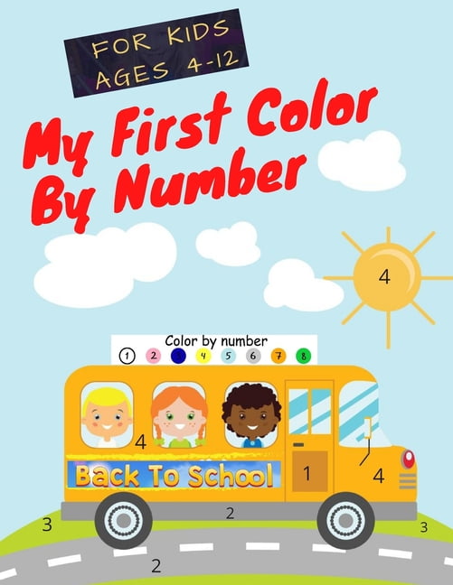 My First Color By Number: : A Color By Numbers Book: Parrot, Cute ...