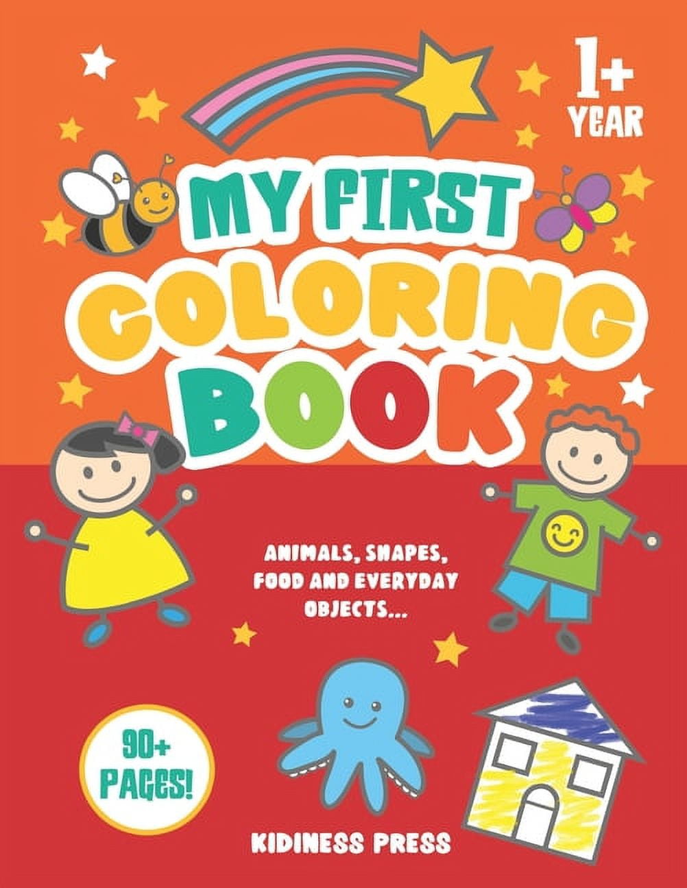 My First Coloring Book: Baby Coloring Book as from 1 Year Old, for ...