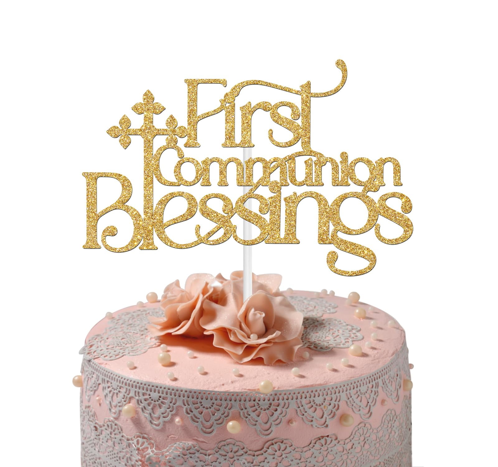 First Communion Blessings Cake Topper, Spanish First Communion ...