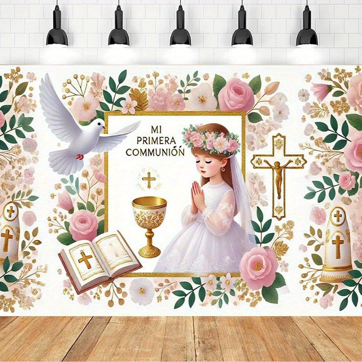 First Communion Ceremony Backdrop First Communion Photography ...