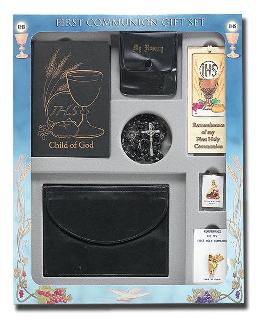 First Communion Gift Set for Boys, 7 Piece - Walmart.com