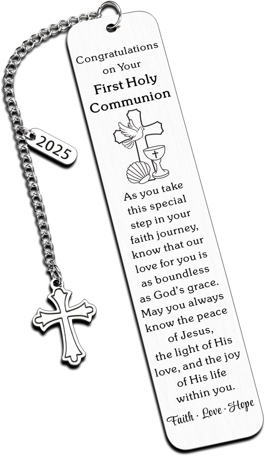 First Communion Gifts for Girls Boys - 2025 Catholic 1st Communion ...