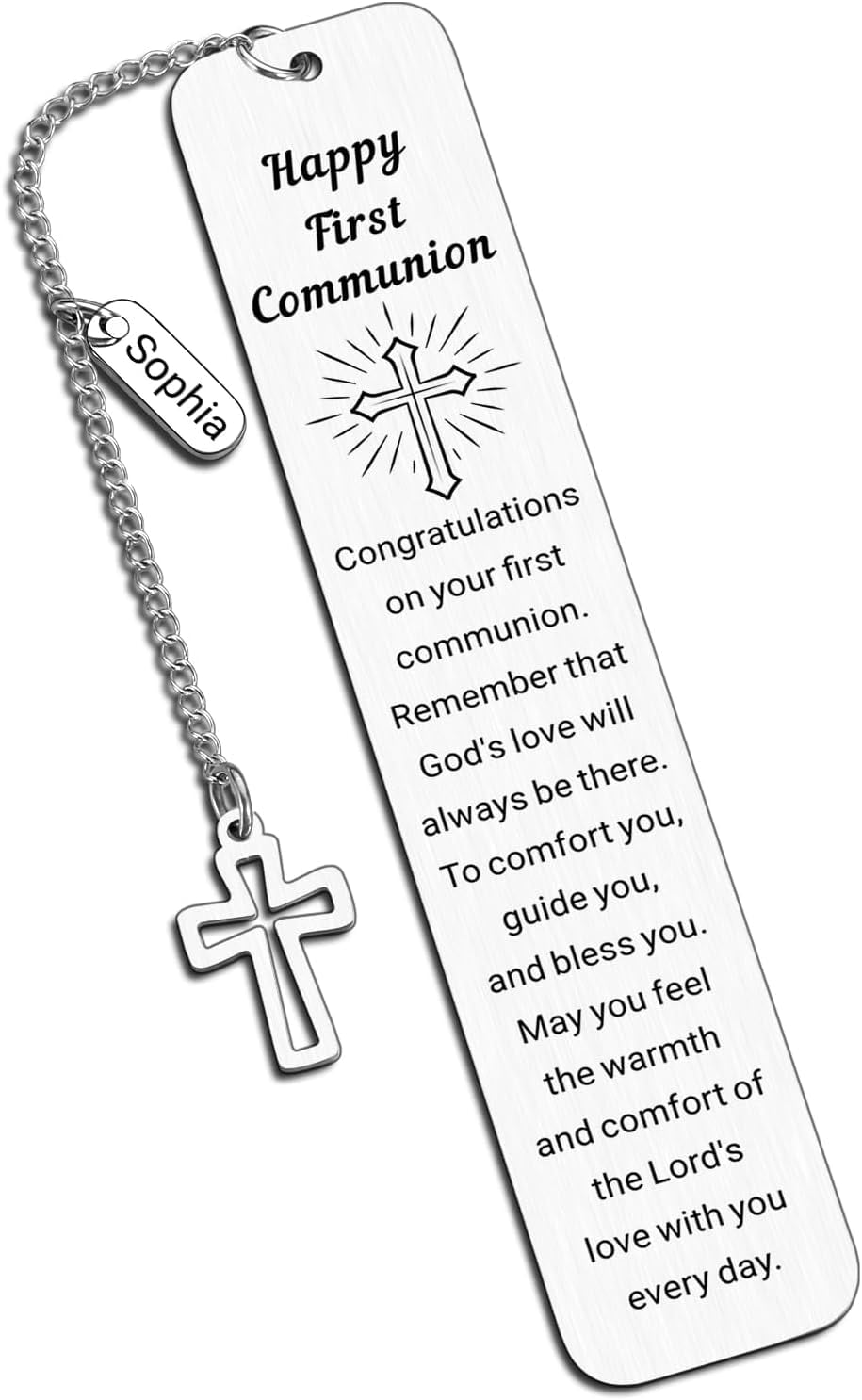 First Communion Gifts for Girls Boys - Personalized Bookmarks for Women ...