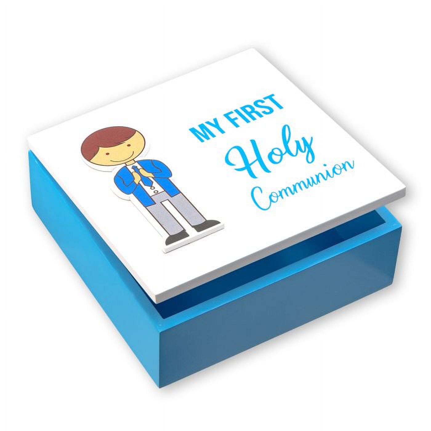 First Communion Keepsake Box for Boys - Walmart.com
