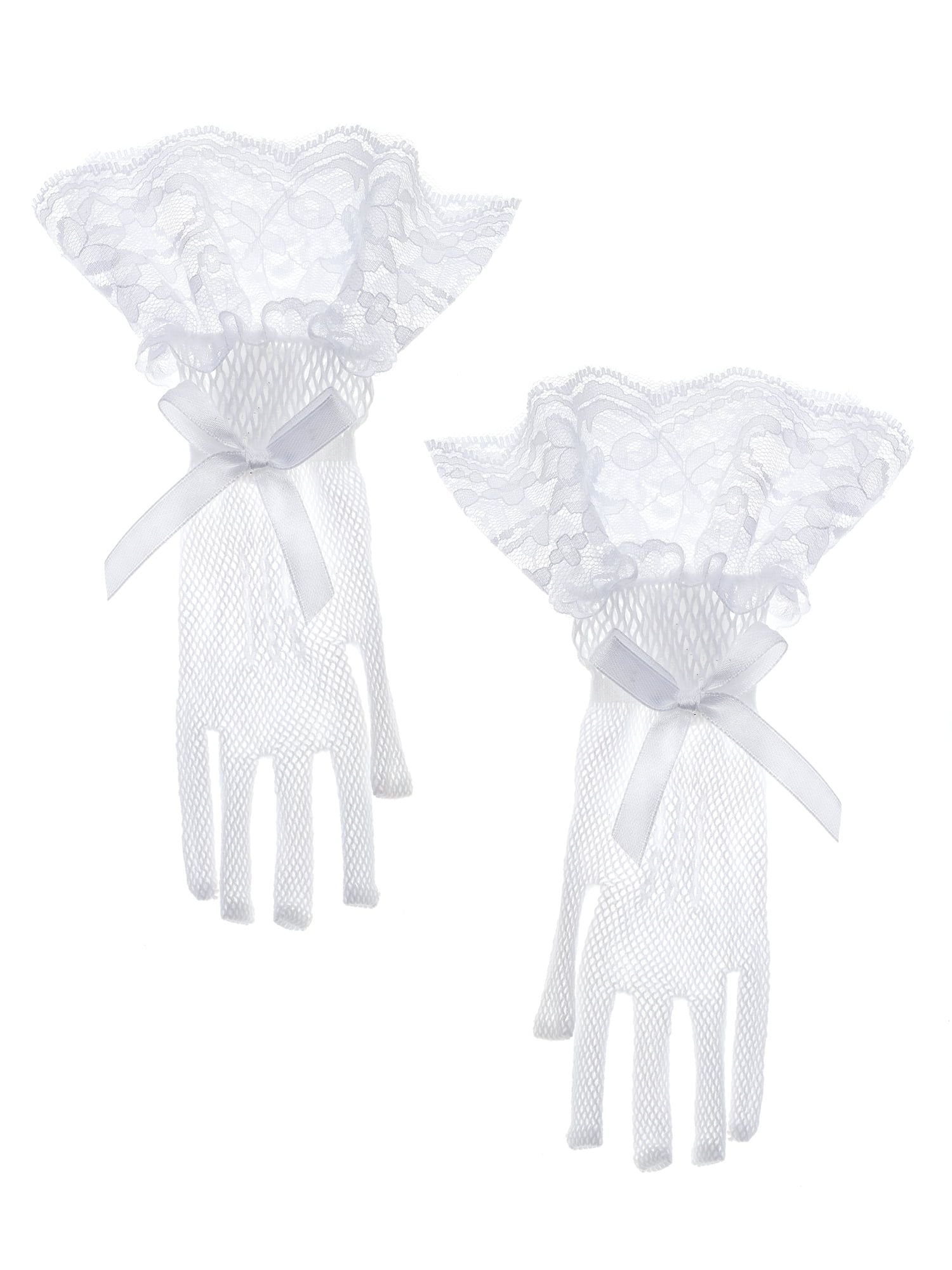 First Communion Child Lace Gloves, White - Walmart.com