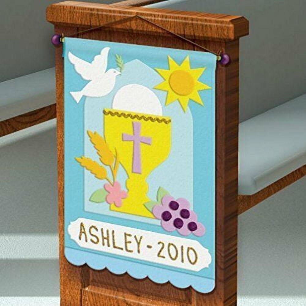 First Communion Pew Banner Decorating Felt Craft Kit - Walmart.com