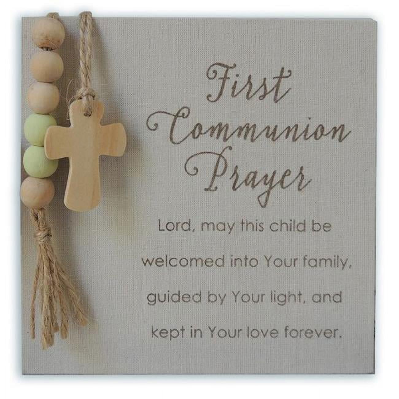 First Communion Prayer Plaque with Beads - Walmart.com