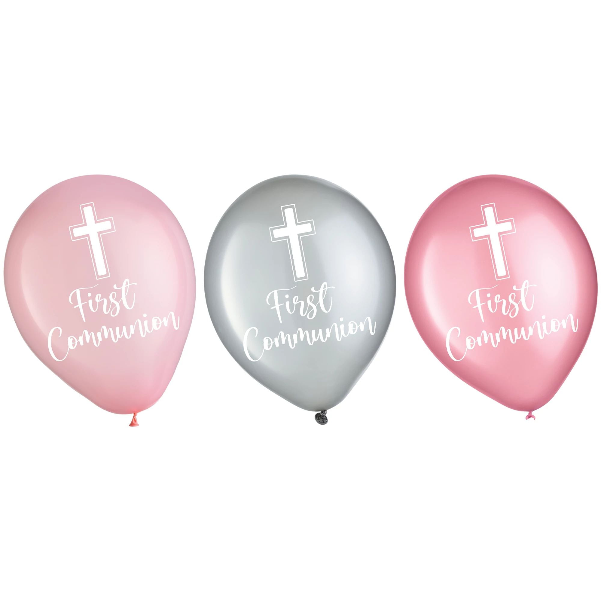 First Communion Religious Theme Party Decoration 15 ct. Latex Balloons ...