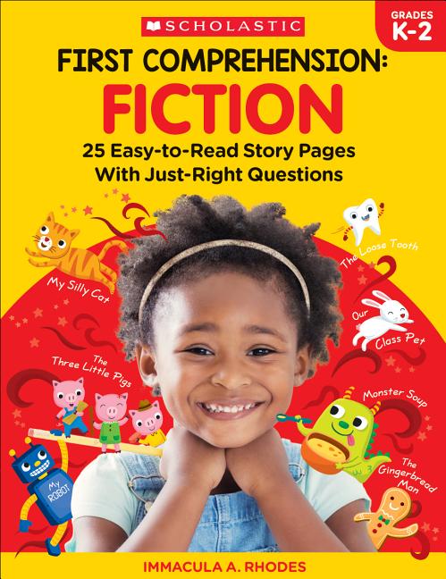 First Comprehension: Fiction: 25 Easy-To-Read Story Pages with Just ...