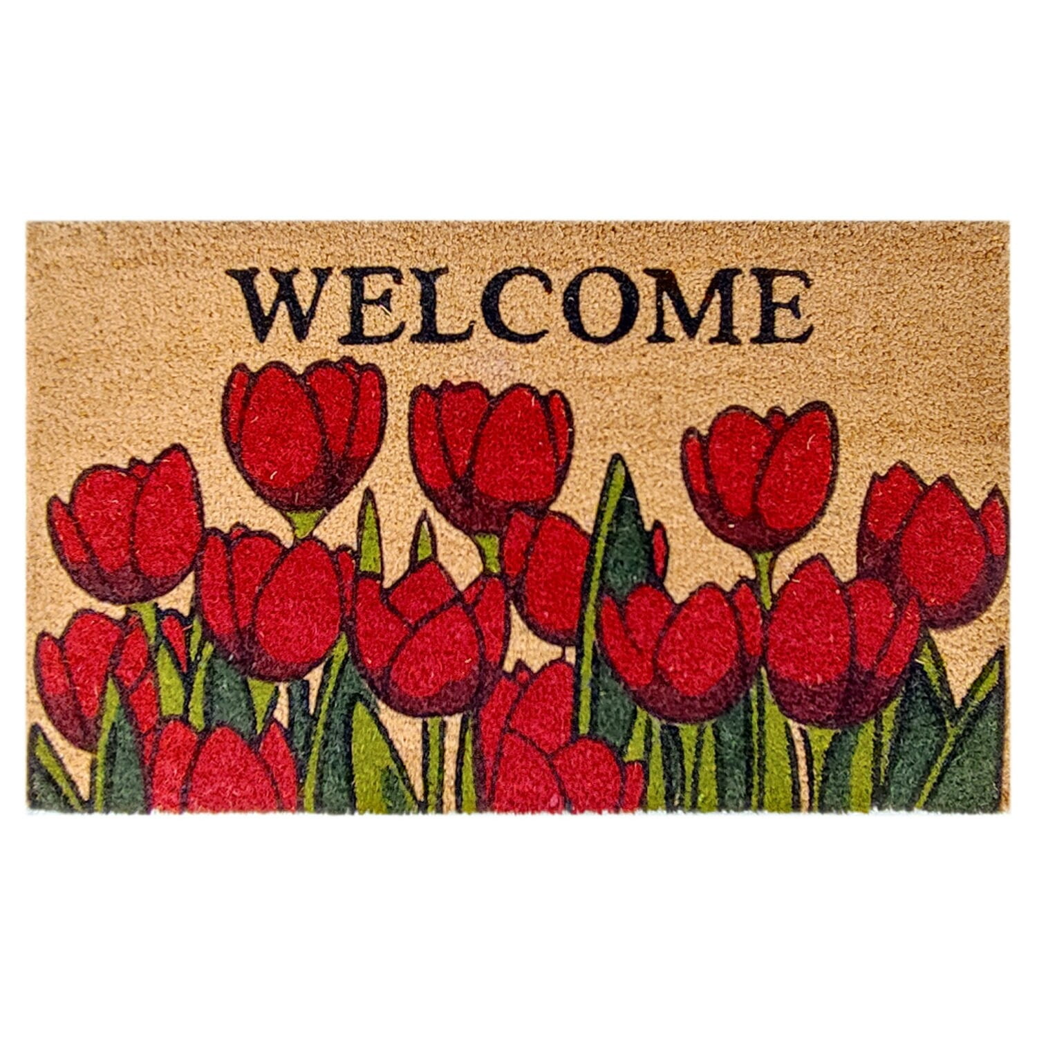 First Concept Inc. PVC Tufted Mat Bleach Printed 18 inch x 30 inch - 18 ...