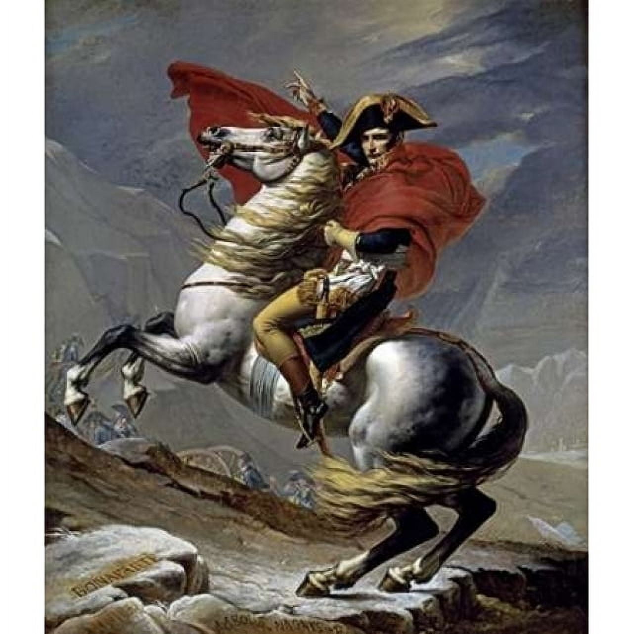First Consul Crossing The Alps Poster Print by Jacques-Louis David ...