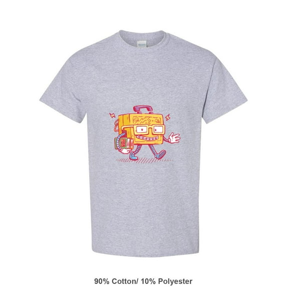 First Day Back To School Kid A Retro Robot Lunchpail Bot Gift Unisex T ...