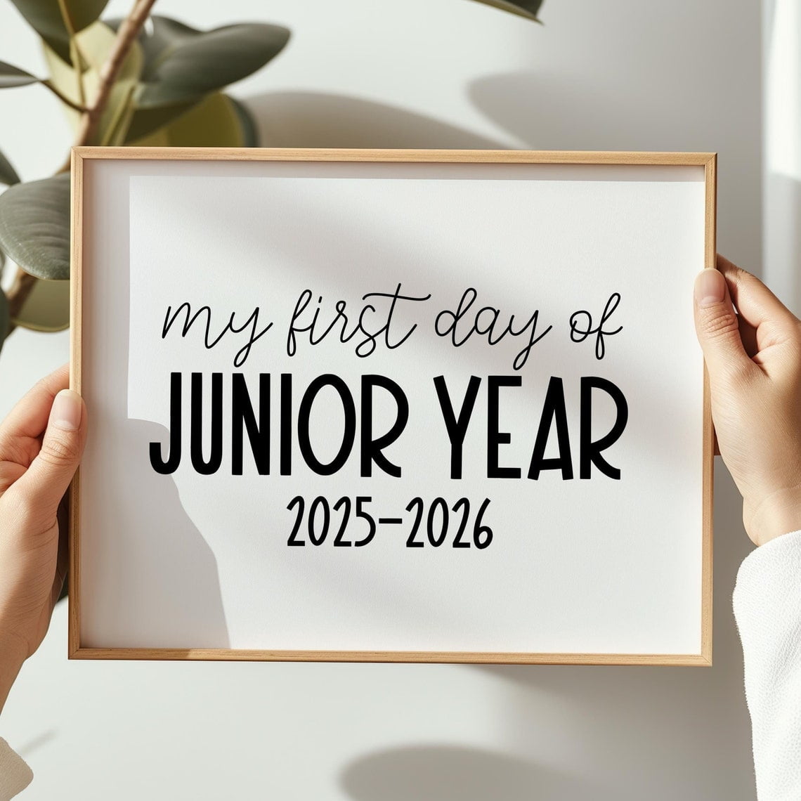 First Day Of Junior Year 2025-2026, First Day Of 11Th Grade Sign First ...