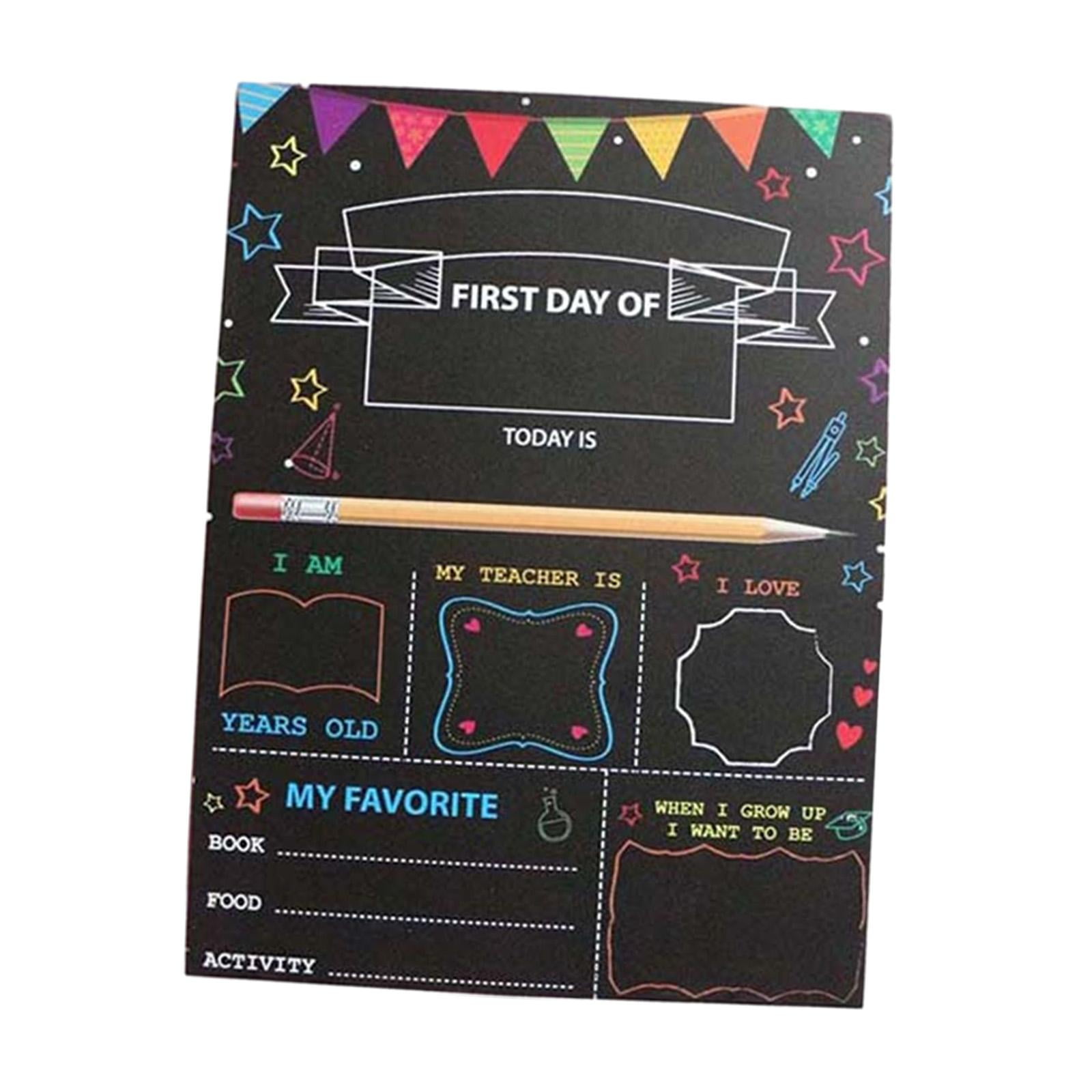 First Day Last Day of School Chalkboard Back to School Chalkboard Sign ...