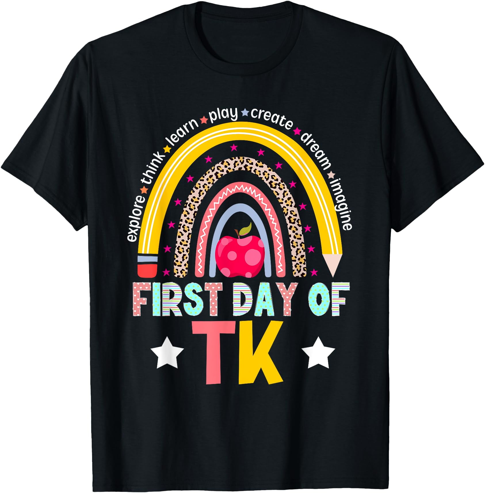 First Day Of TK Teacher Transitional Kindergarten Student T-Shirt ...