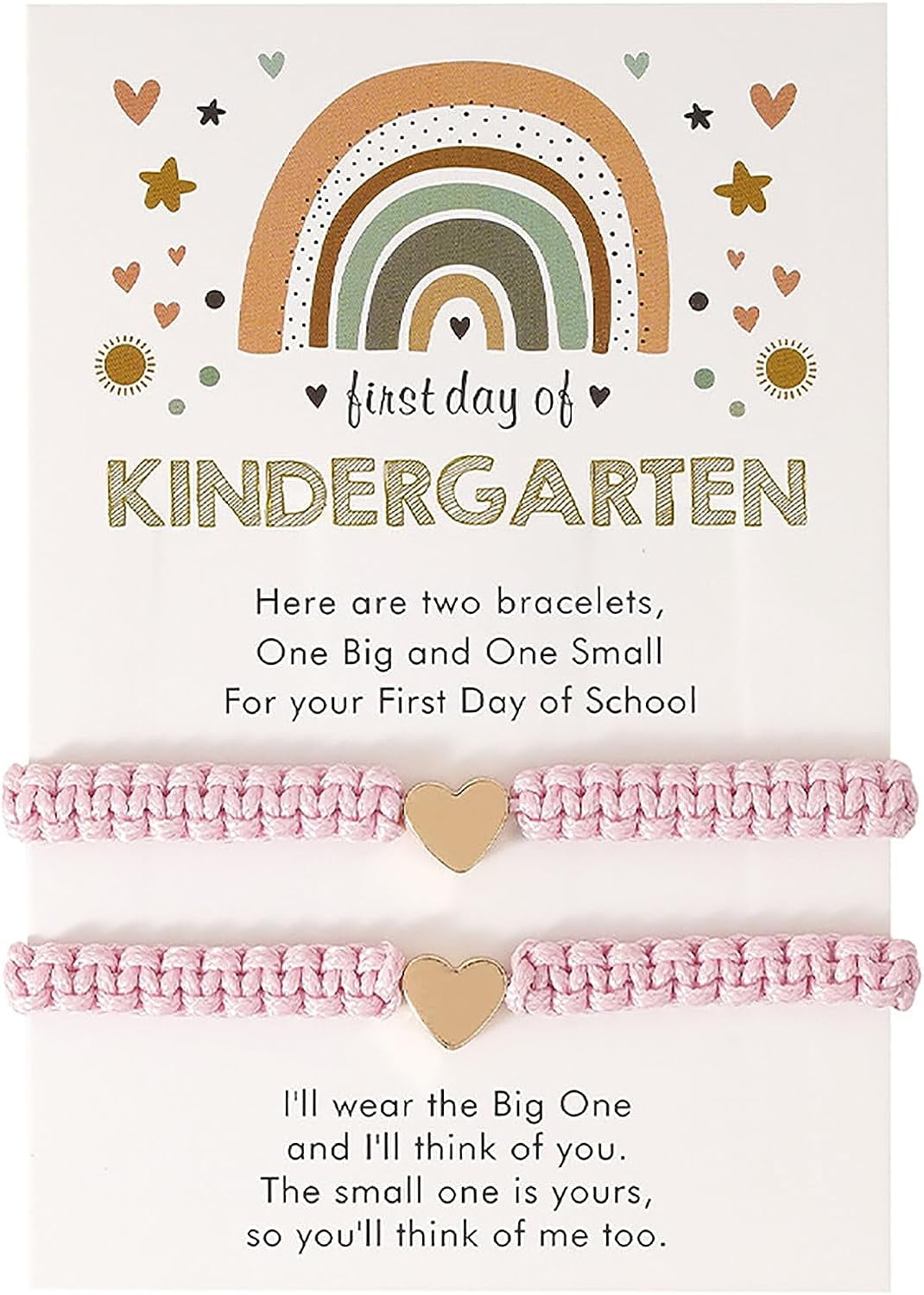 First Day of School Bracelets for Mom and Daughter,Back to School ...