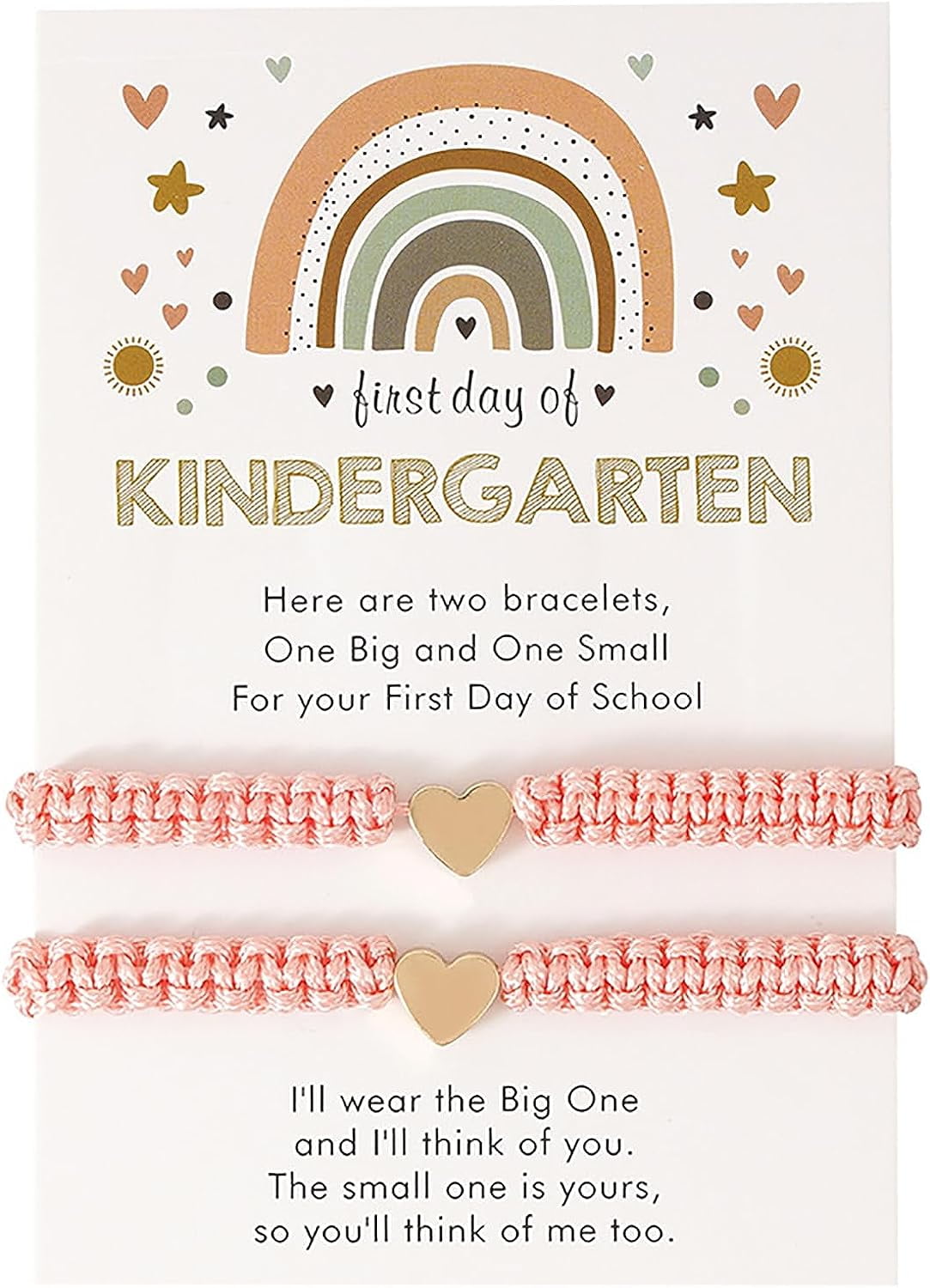 First Day of School Bracelets for Mom and Daughter,Back to School ...