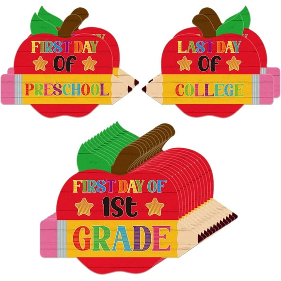 1st Day School Signs