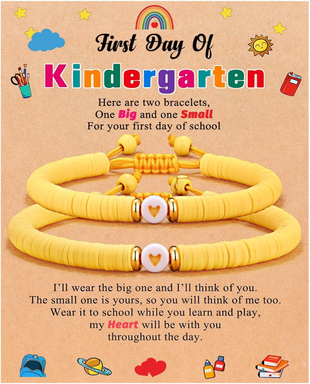 First Day of Preschool/Kindergarten/1st Grade/2nd Grade/School Gift ...