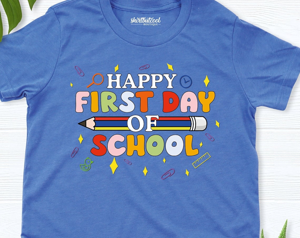 First Day Of School Shirt , Back To School Shirt, Elementary Shirt ...