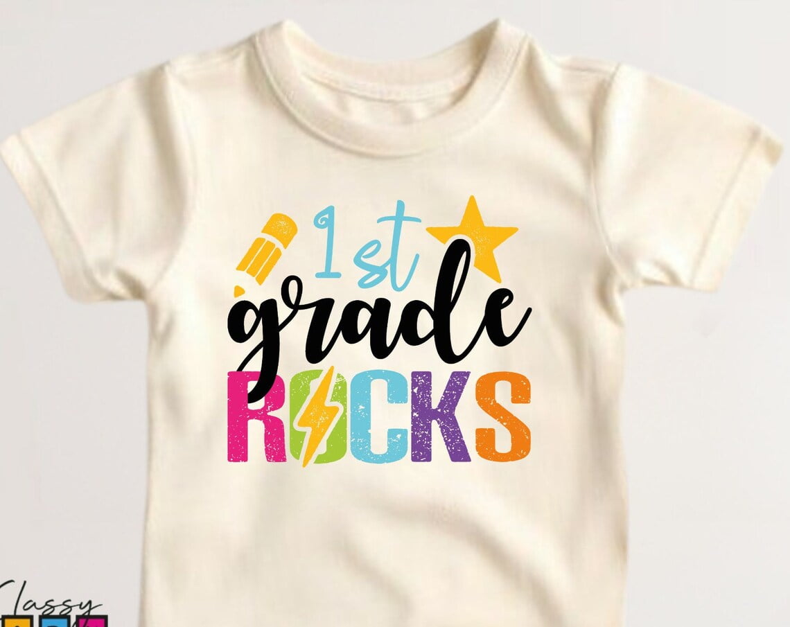 First Day Of School Shirts, Back To School Gifts, Rock Graphic Tees ...