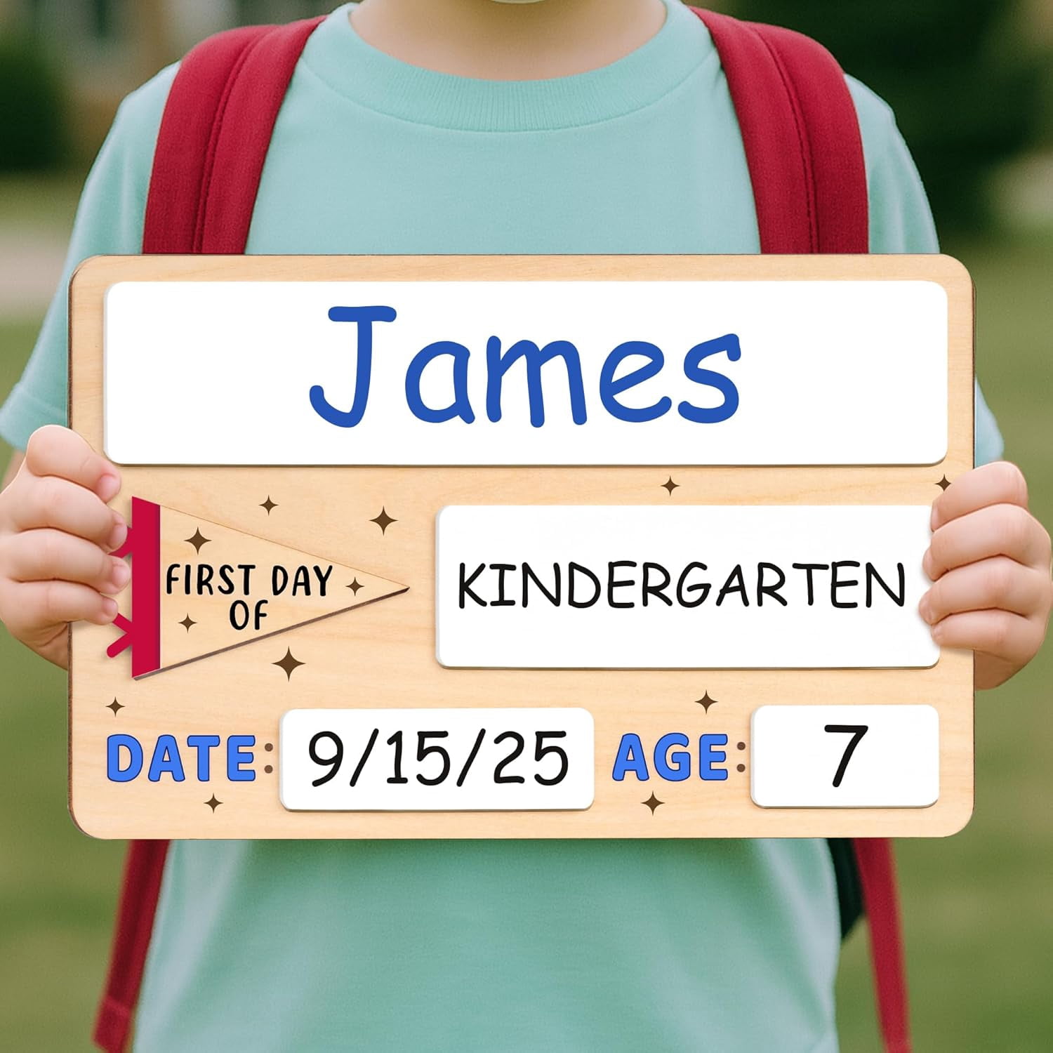 My First Day of School Sign 12"x10", First and Last Day of School Board ...