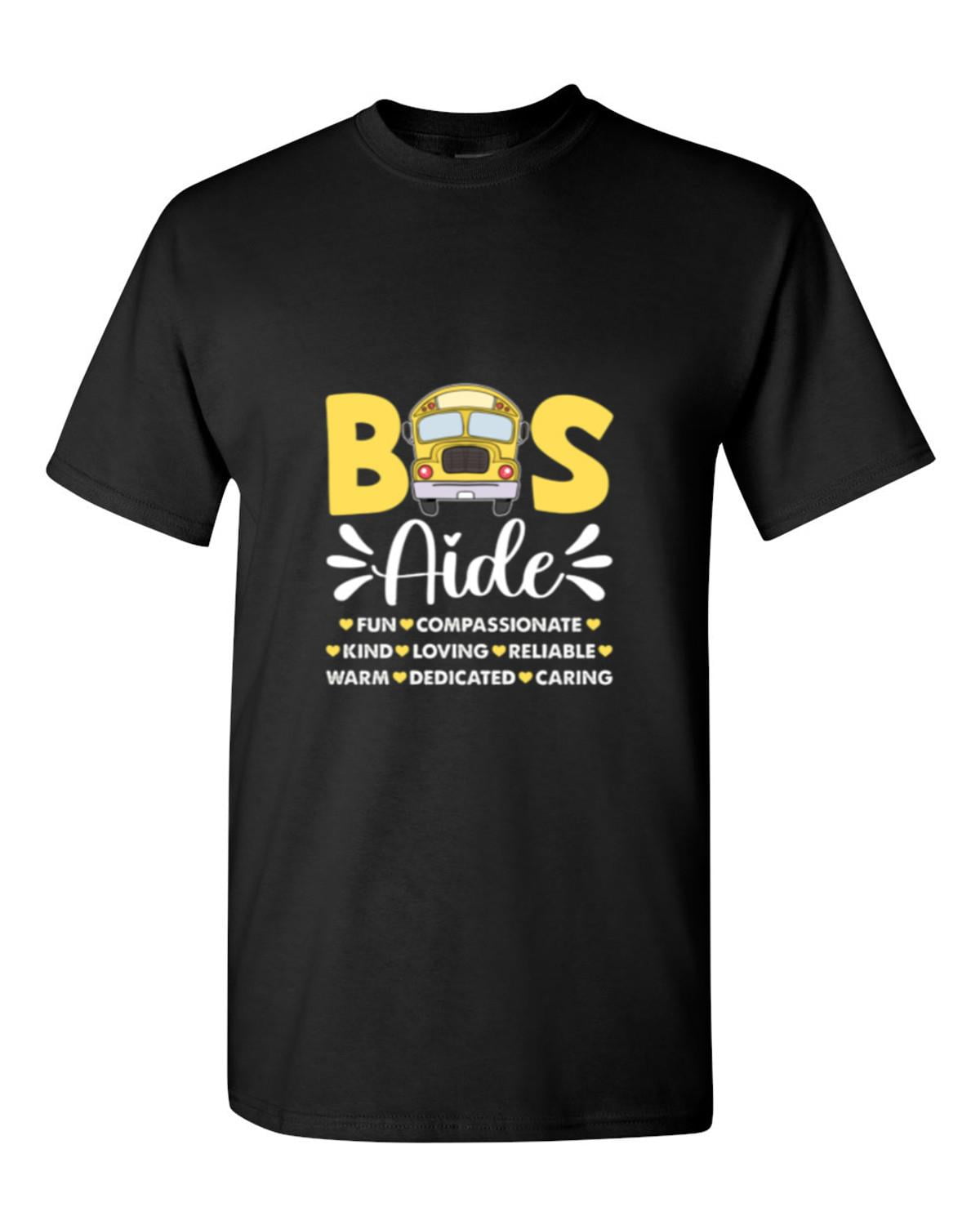 First Day Transportation Squad For School Bus Driver And Aide Unisex T ...
