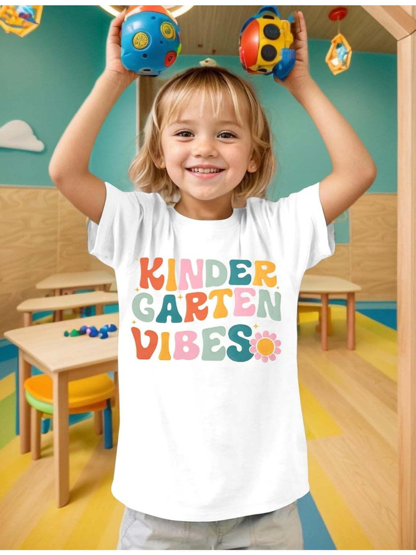 First Day of Kindergarten Shirt Kids Back to School Boys Girls Shirts ...