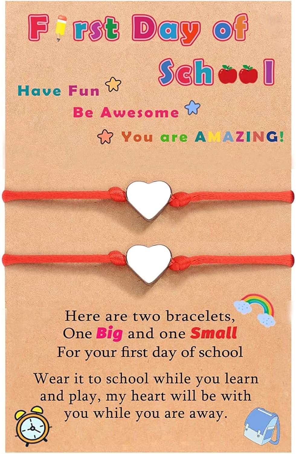 First Day of School Bracelet Back to School Bracelet Mommy and Me First ...