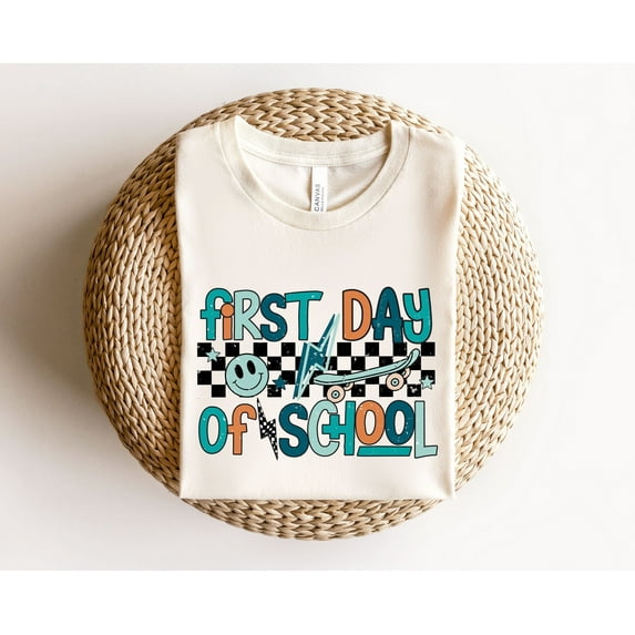 First Day of School Shirt - Happy First Day of School Shirt - Teacher ...