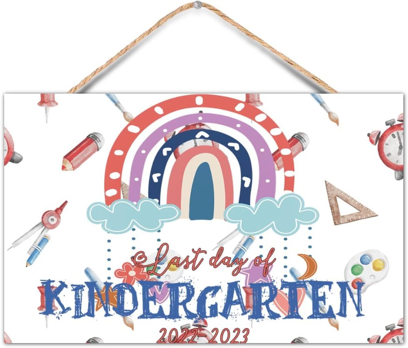 First Day of School Sign School Chalkboard Style Sign Board Plaque for ...