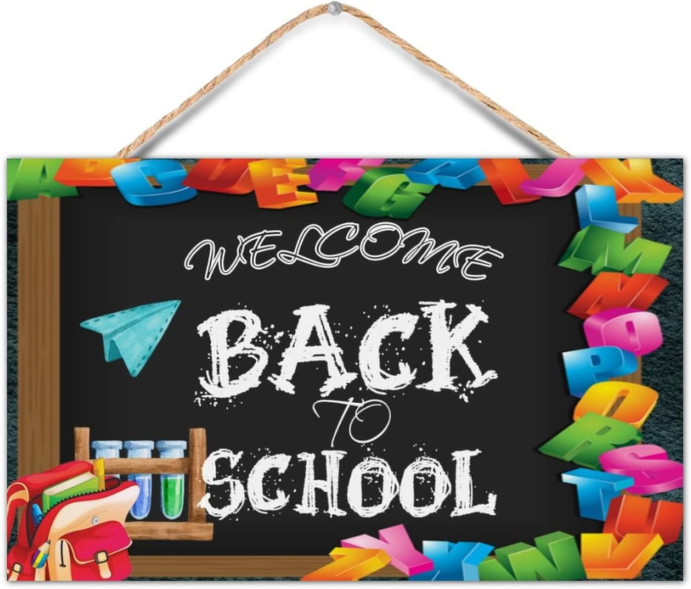 First Day of School Sign School Chalkboard Style Sign Board Plaque for ...