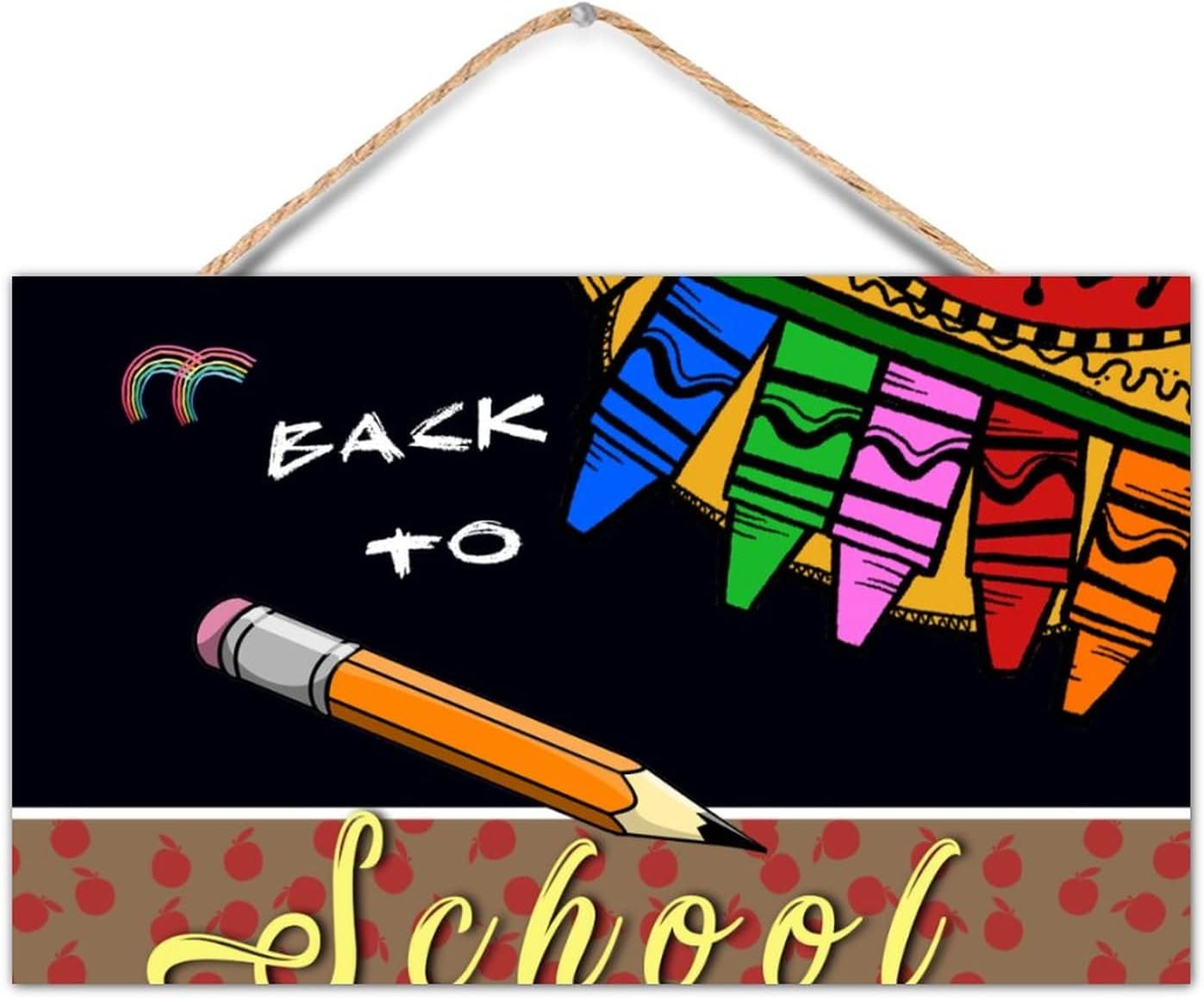 First Day of School Sign School Chalkboard Style Sign Board Plaque for ...