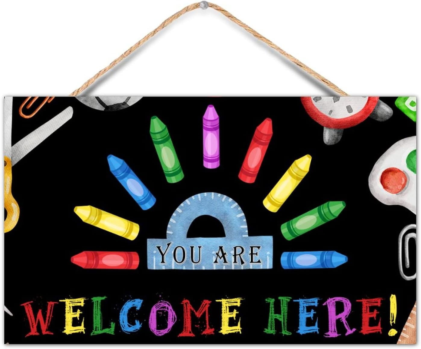 First Day of School Sign School Chalkboard Style Sign Board Plaque for ...