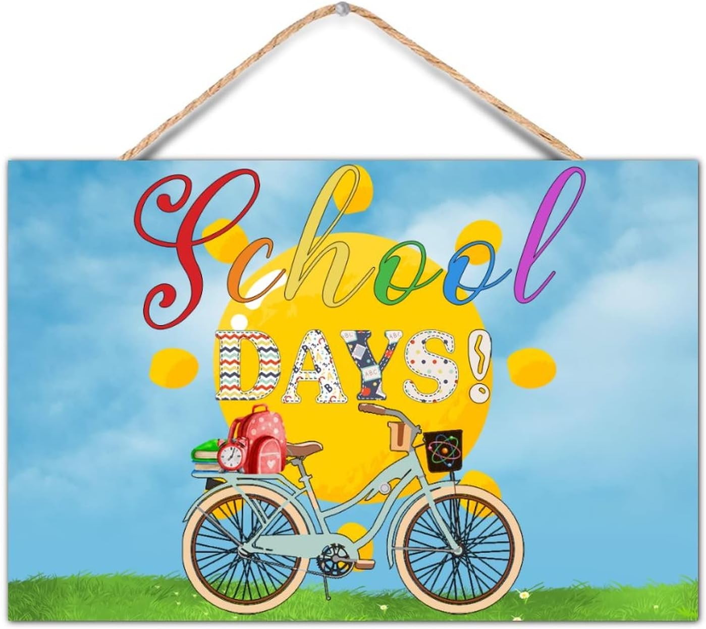 First Day of School Sign School Chalkboard Style Sign Board Plaque for ...