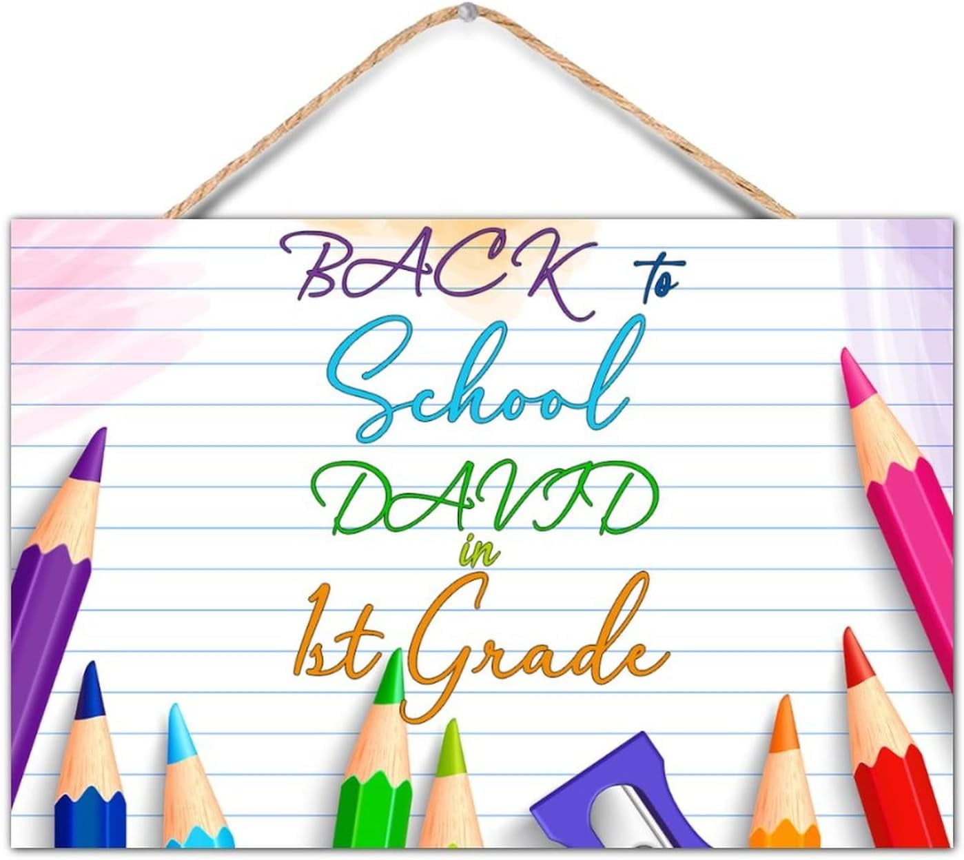 First Day of School Sign School Chalkboard Style Sign Board Plaque for ...