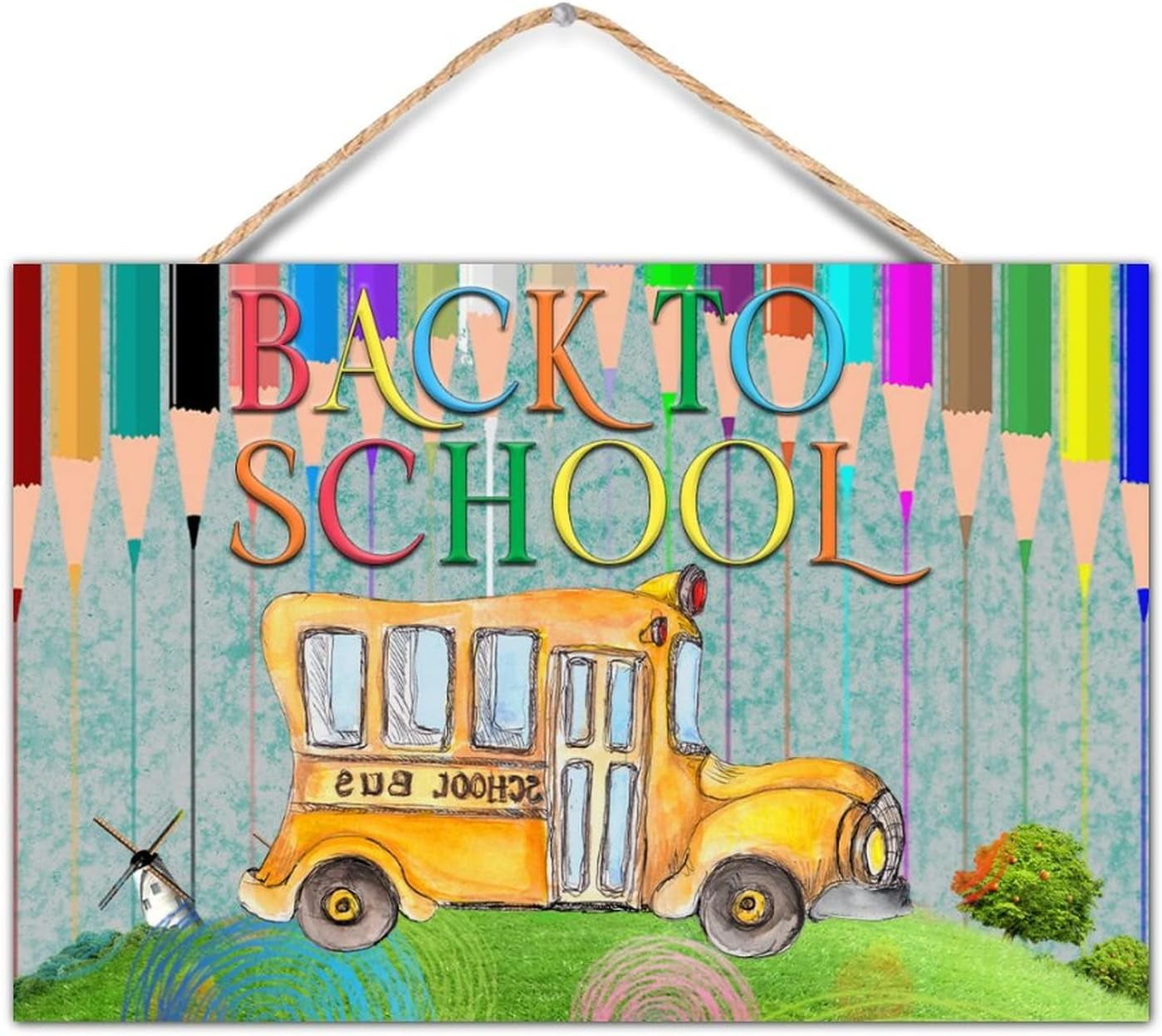 First Day of School Sign School Chalkboard Style Sign Board Plaque for ...