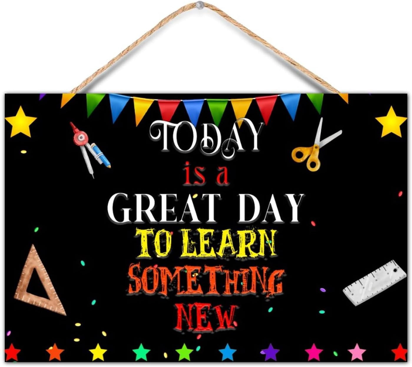 First Day of School Sign School Chalkboard Style Sign Board Plaque for ...