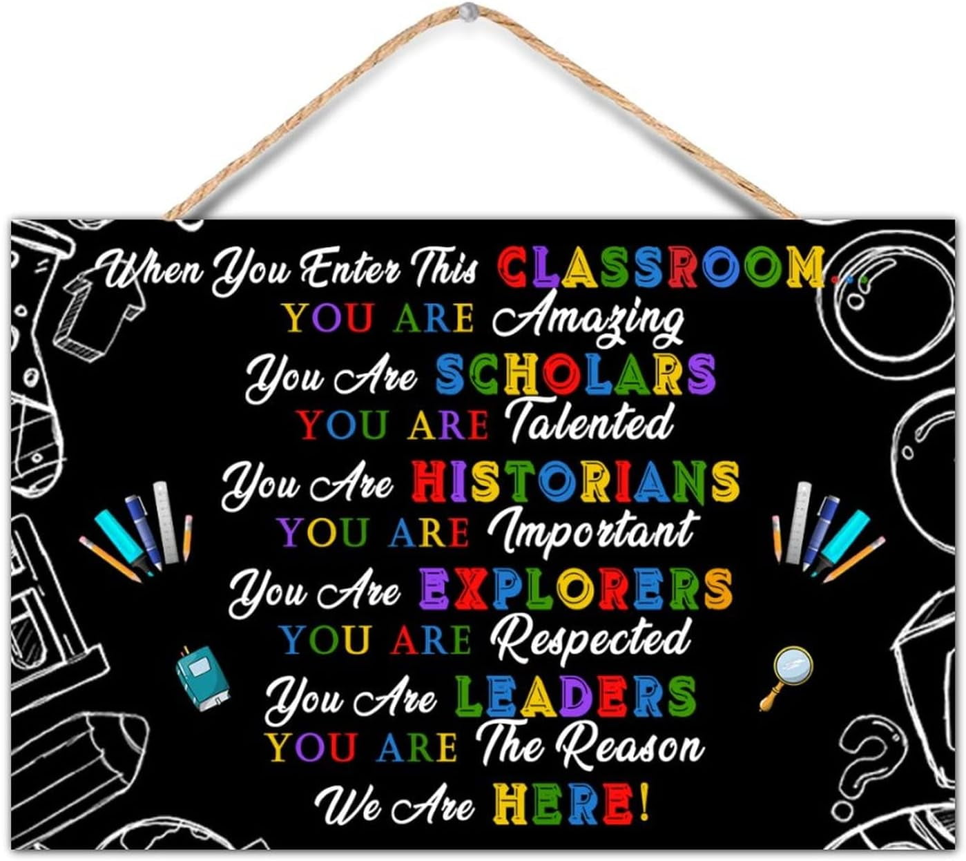 First Day of School Sign School Chalkboard Style Sign Board Plaque for ...